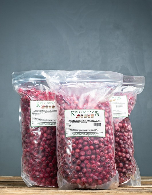 King Orchards | 30 lbs. Frozen Pitted Tart Cherries